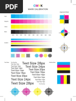Print Color Test Page Cmyk 1 | PDF