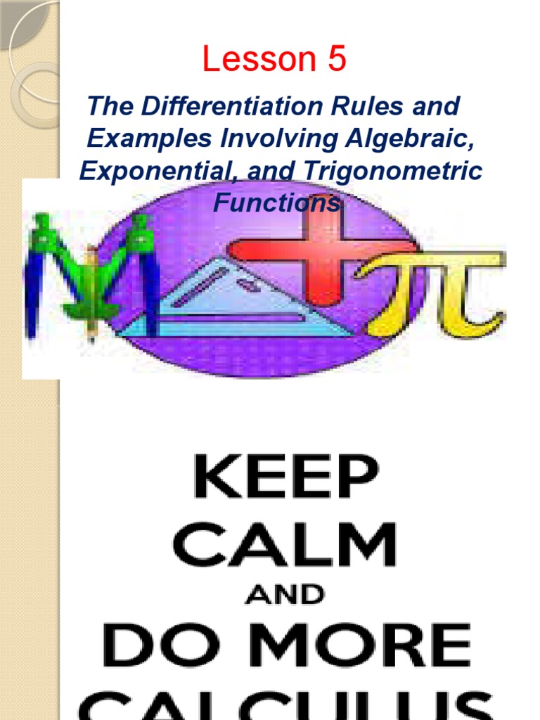 Calculus Differentiation Guide | PDF | Derivative | Function (Mathematics)