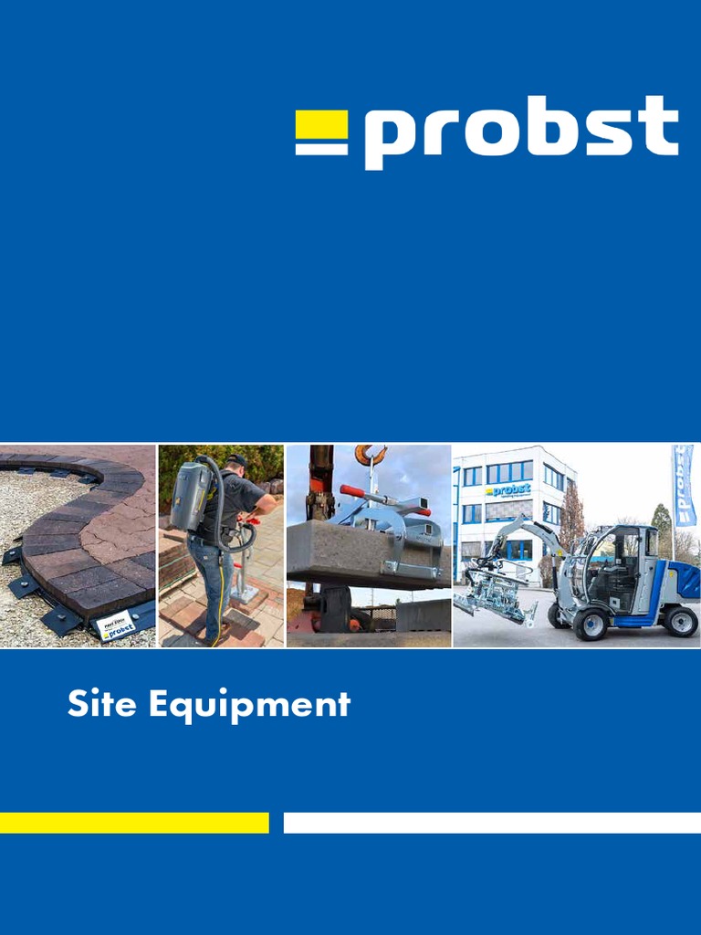 Probst US Catalog Site Equipment | PDF | Polyvinyl Chloride | Road Surface