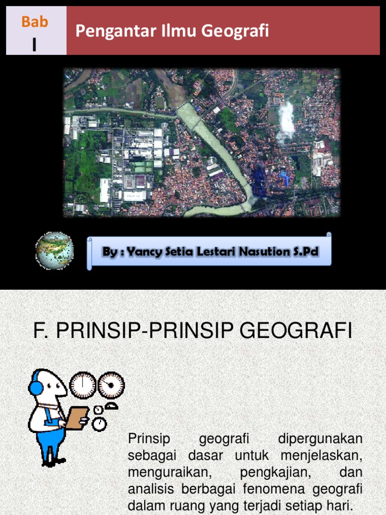 Prinsip-Prinsip Geografi | PDF