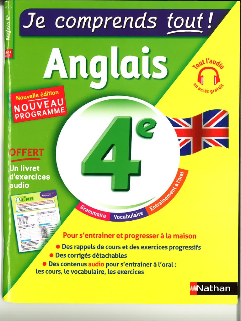 Je Comprends Tout en Anglais 4E | PDF