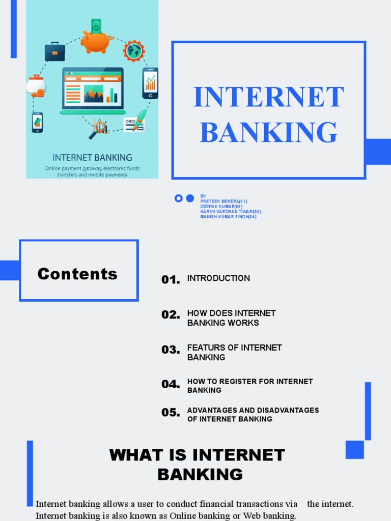 Internet Banking | PDF | Online Banking | Banks & Banking