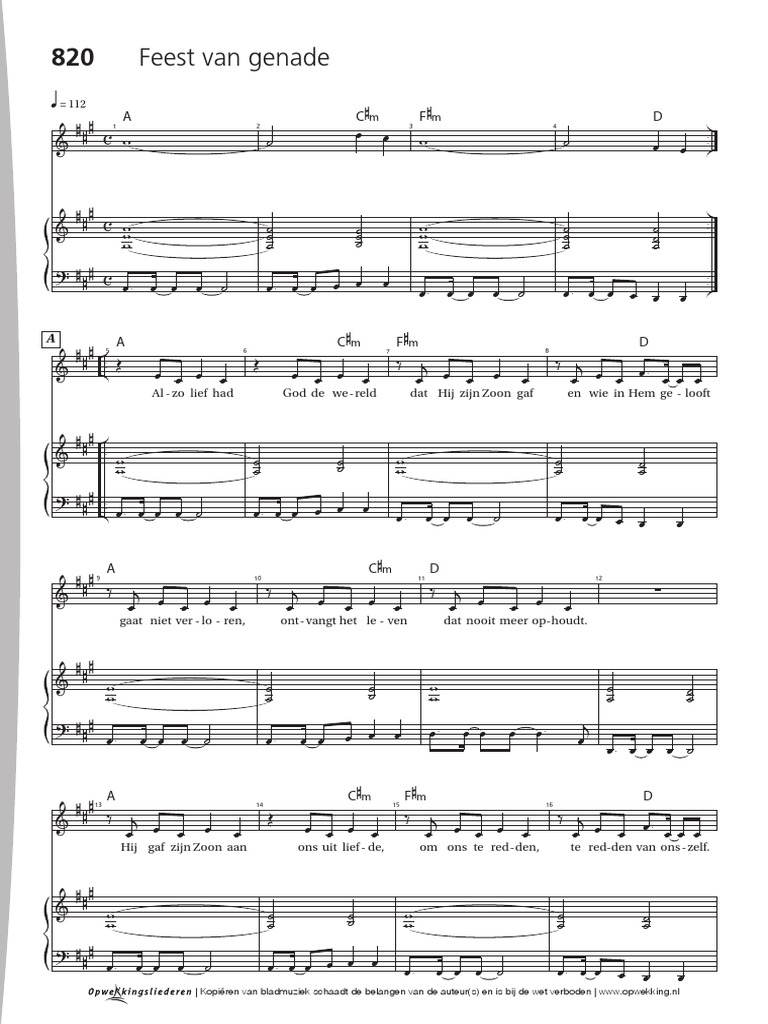 820 Feest Van Genade | PDF