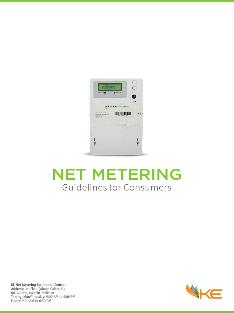 Net Metering Consumer Guide KE | PDF | Renewable Energy