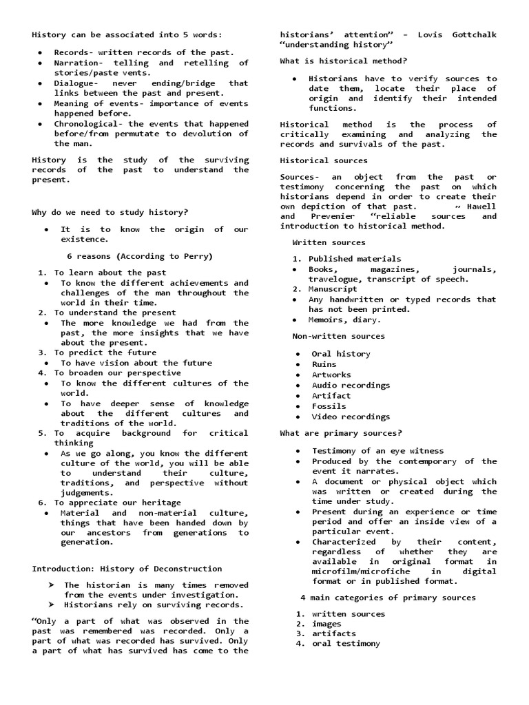 History Notes | PDF