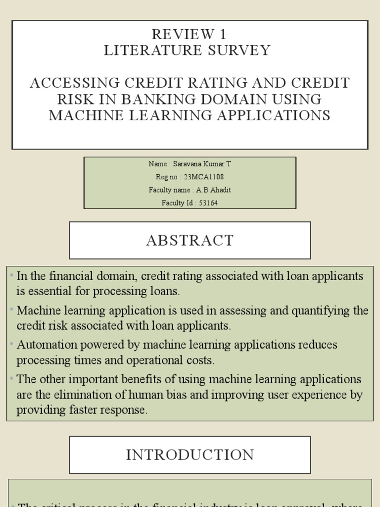 Machine Learning for Loan Approval Analysis | PDF | Machine Learning ...
