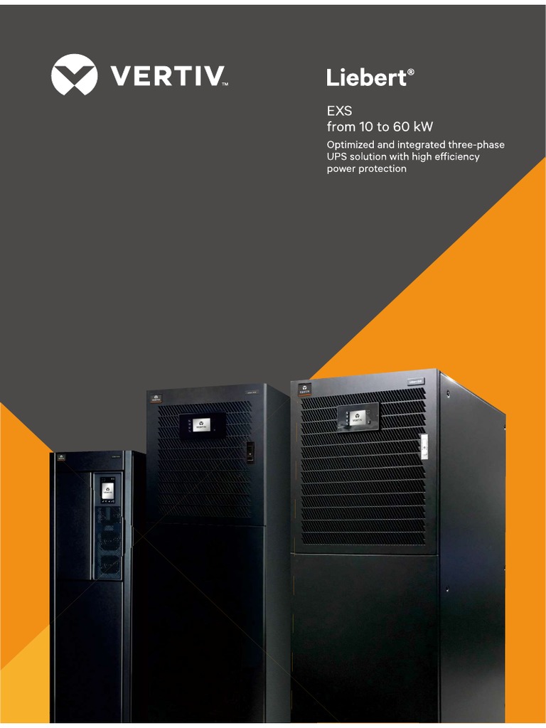Liebert EXS 10 60KVA Brochure | PDF