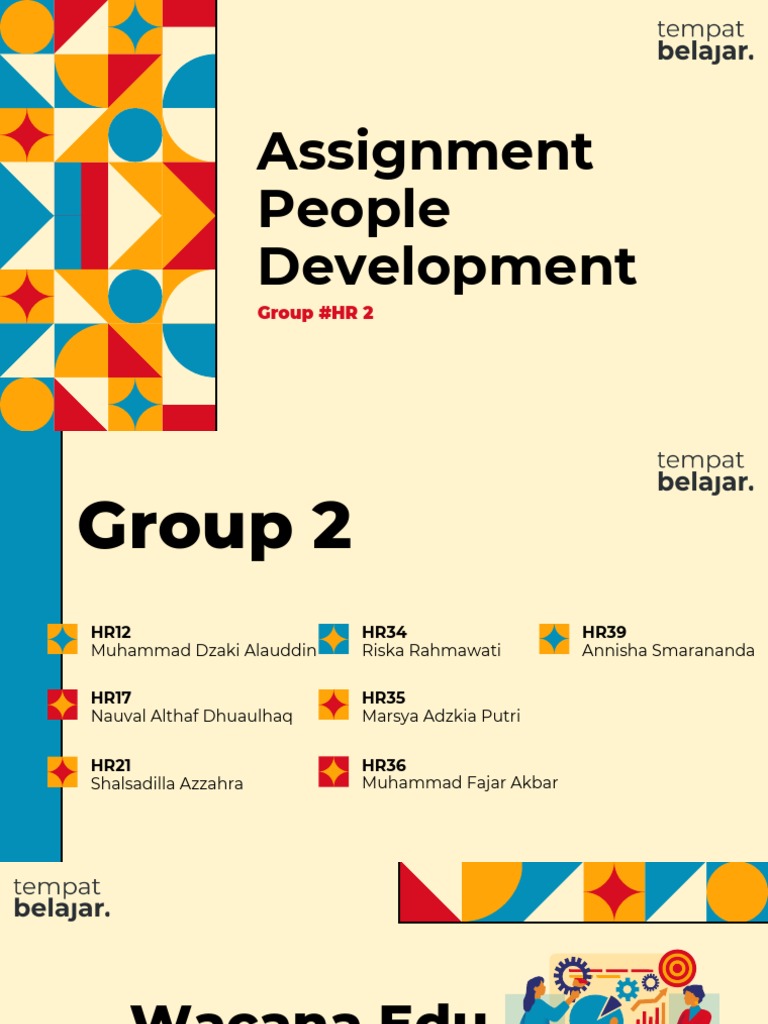 People Development Group Assessment Pdf