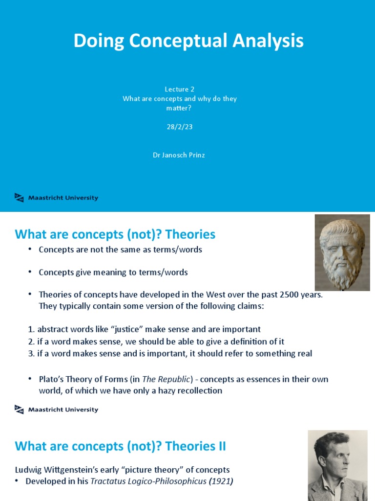 Lecture 2 - Conceptual Analysis | PDF | Concept | Analysis