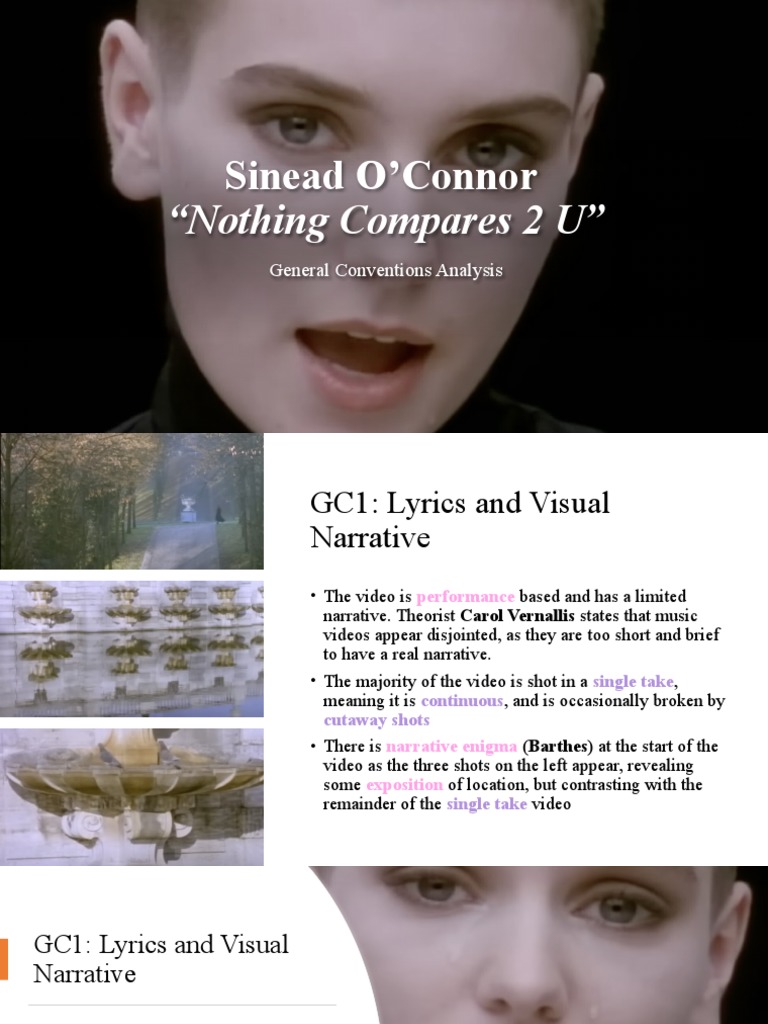 Analyzing "Nothing Compares 2 U" Video | PDF | Genre