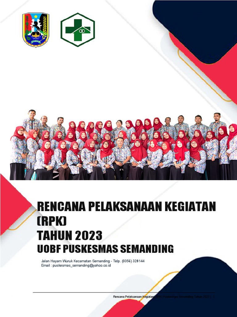 RPK PKM Semanding Tahun 2023 - Cetak PKM | PDF