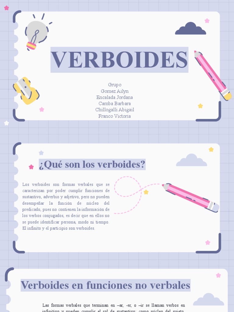 VERBOIDES | PDF