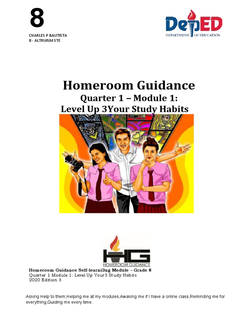 HG G8 Q1 Module 1 | Download Free PDF | Learning | Thought