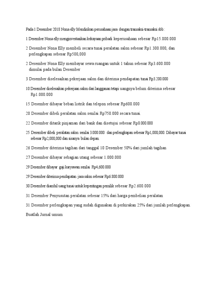 Latihan Jurnal 30-03-2023 Kamis | PDF