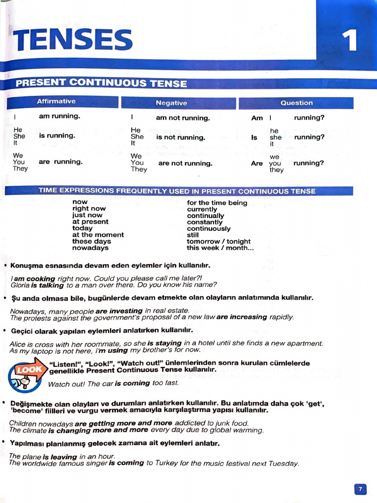 Present Tenses | PDF
