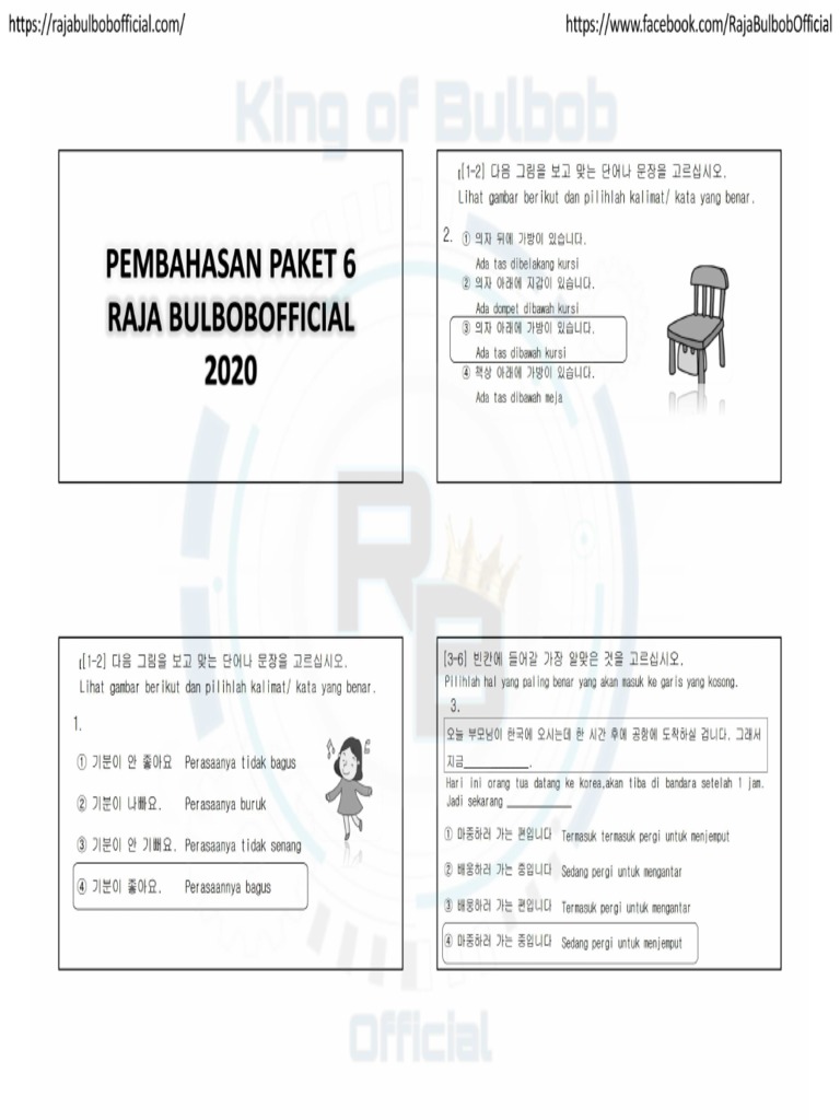 Pembahasan Tryout 6 | PDF