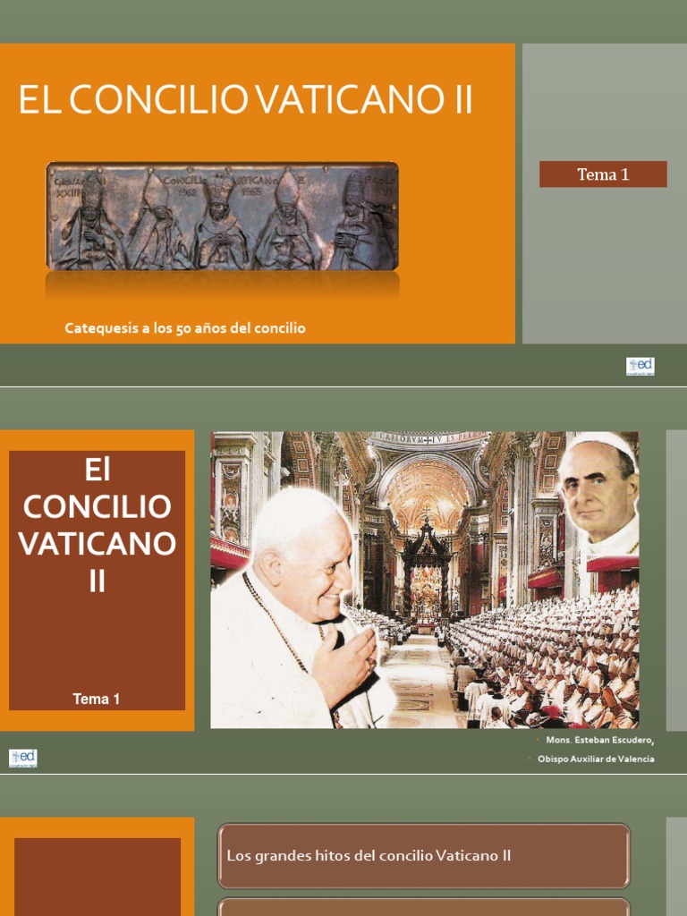 01PS - EL CONCILIO VATICANO II - Compressed | PDF | Concilio Vaticano II | Iglesia Católica