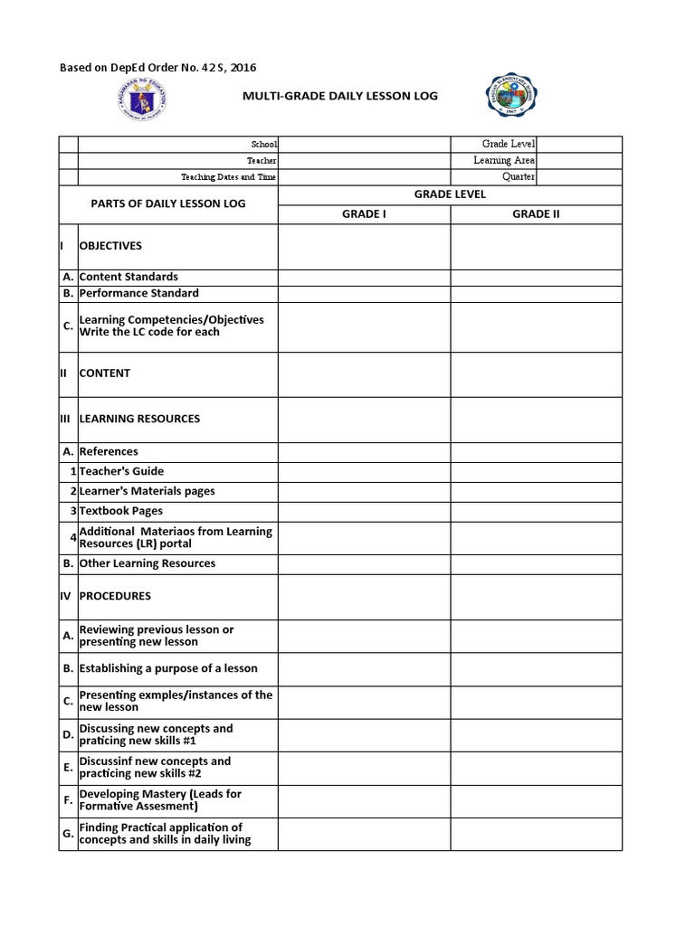 MG DLL Template | PDF | Learning | Human Communication