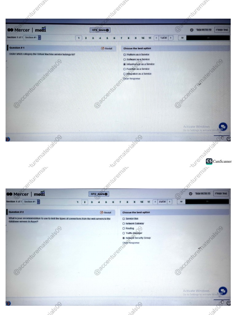 Cloud Foundation School Microsoft Azure 25-11-2022 Set1 | PDF