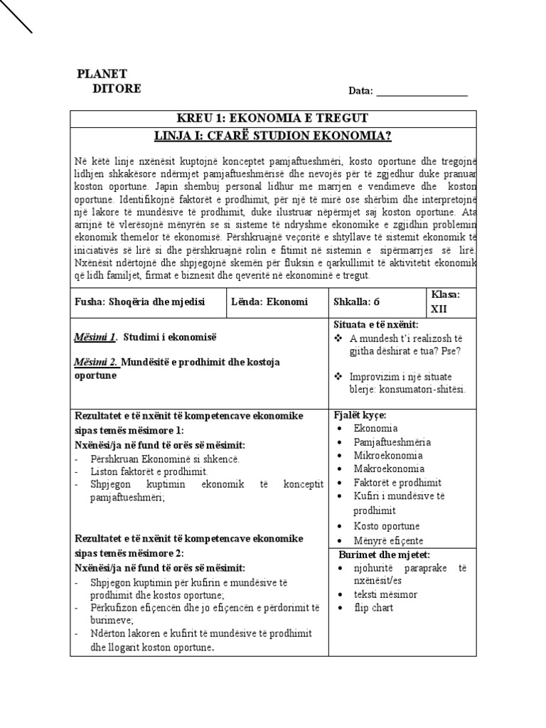 Planet Ditore - Ekonomia 12 | PDF