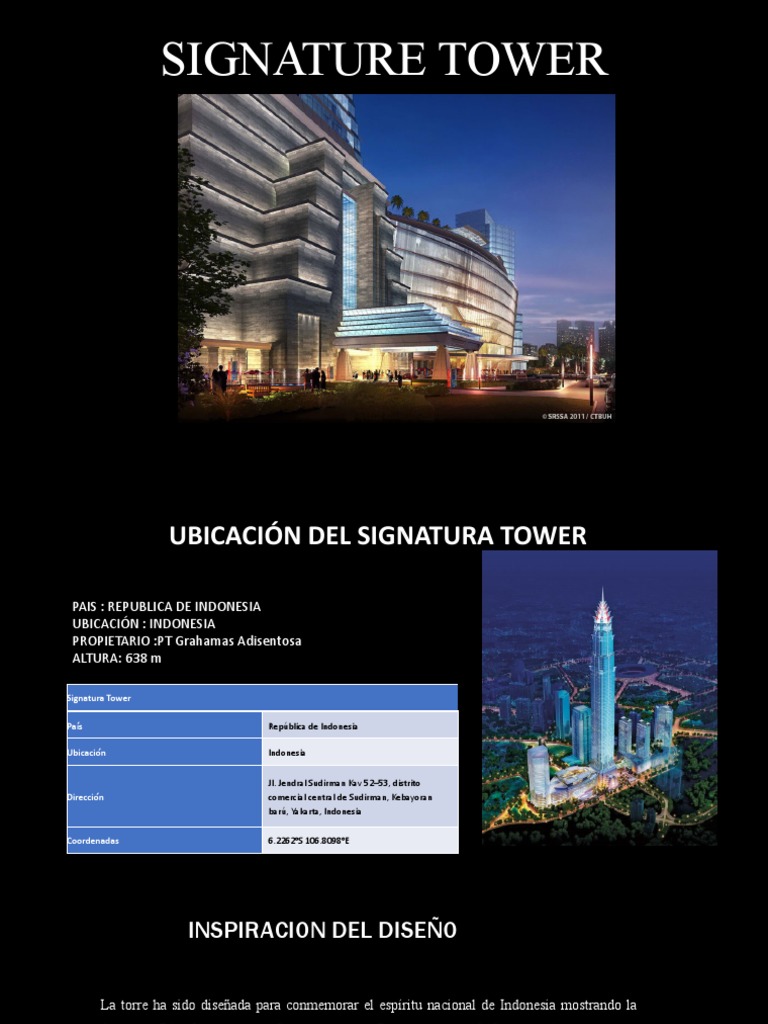 Signature Tower | PDF | Torre | Ingeniero civil