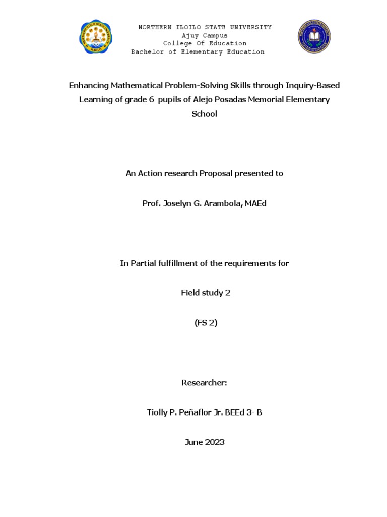 Tio Research | Download Free PDF | Inquiry Based Learning | Learning