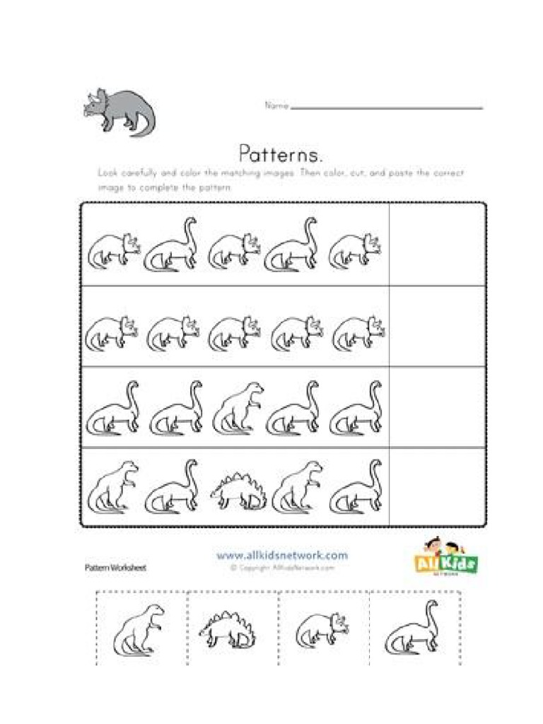 Dino Pattern 2 | PDF