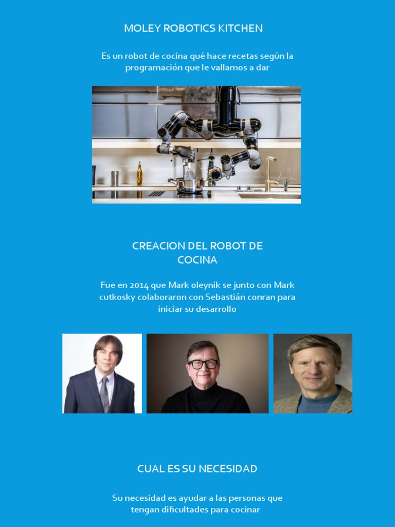 Moley Robotics Kitchen | PDF