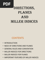 Lecture 3 - Miller Indices For Planes and Directions | PDF | Crystal ...