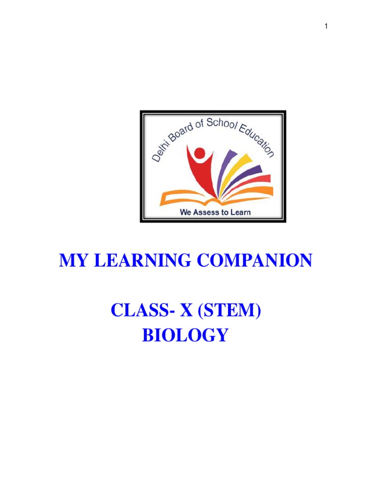 Class X STEM Biology Guide | PDF
