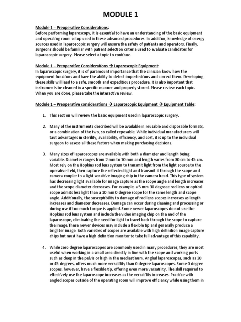 FLS Module 1 Script 2015 | PDF | Surgery | Clinical Medicine