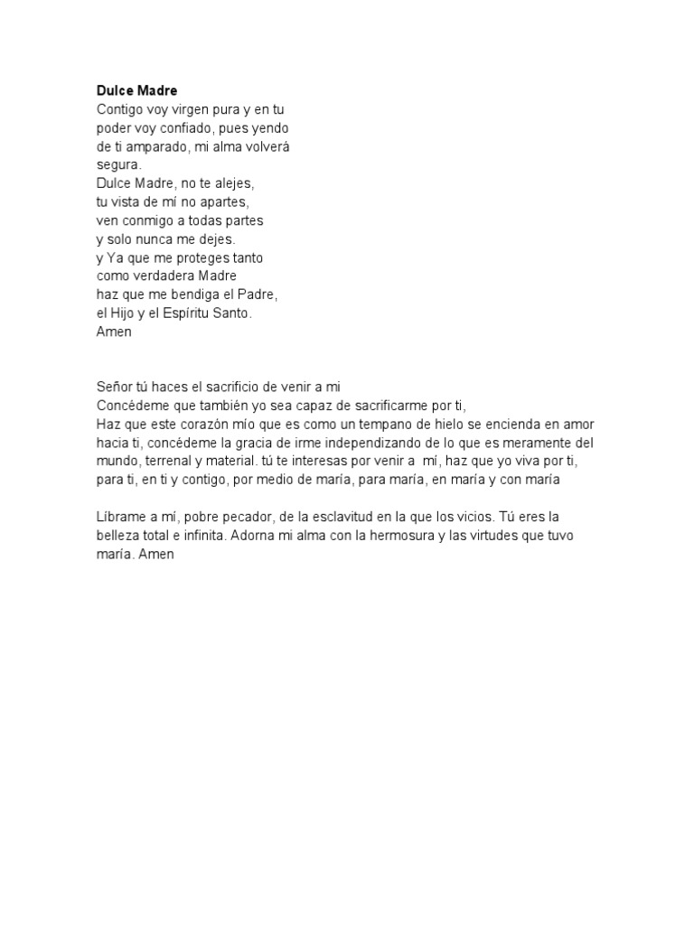 Dulce Madre Pdf