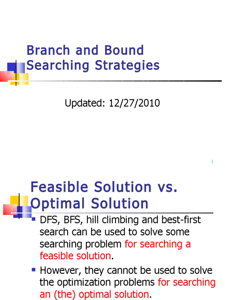Branch and Bound | PDF | Mathematical Optimization | Systems Analysis
