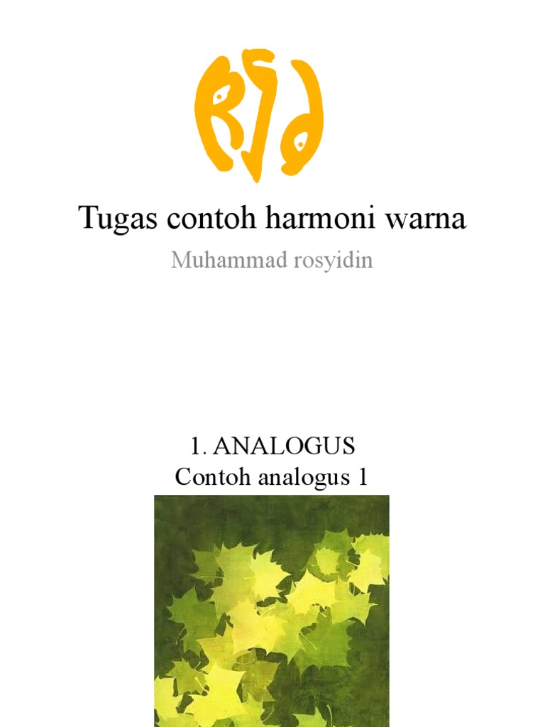 Tugas Contoh Harmoni Warna | PDF