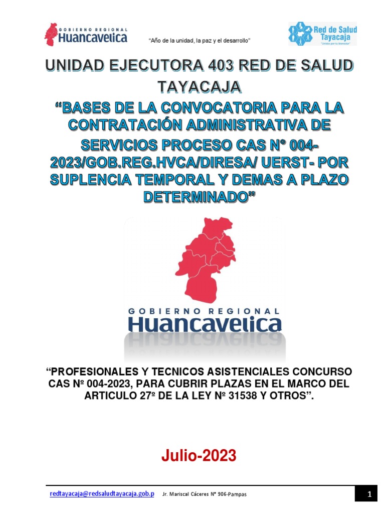 Bases Proceso Cas N°004-2023 | Descargar gratis PDF | Gestión de ... Bases Proceso Cas N°004-2023 | Descargar gratis PDF | Gestión de ...