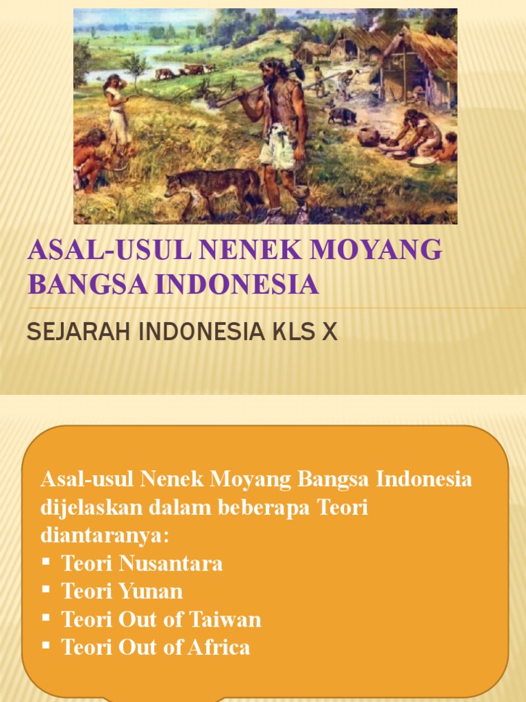 Teori Asal Usul Nenek Moyang Indonesia | PDF | Ilmu Sosial | Perjalanan