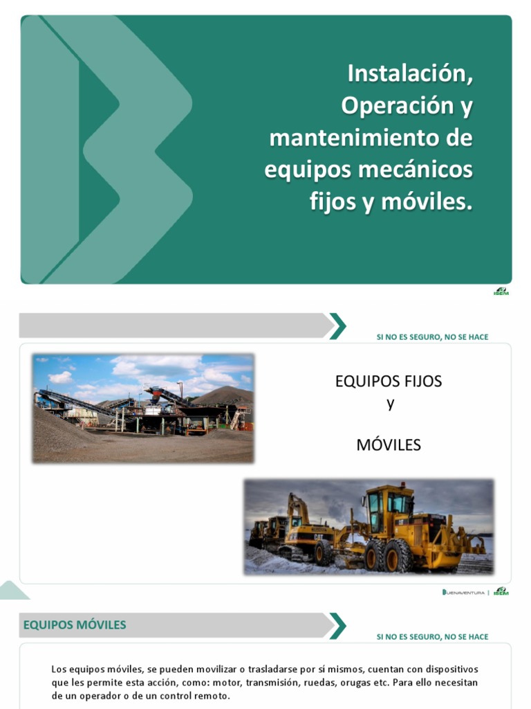5 Instalación, Operación y Mto de Equipos | PDF | Hora | Hélice