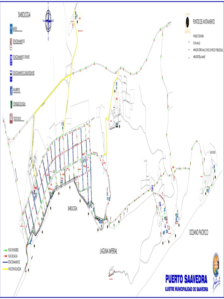 Mapa Puerto Saavedra Completo | PDF