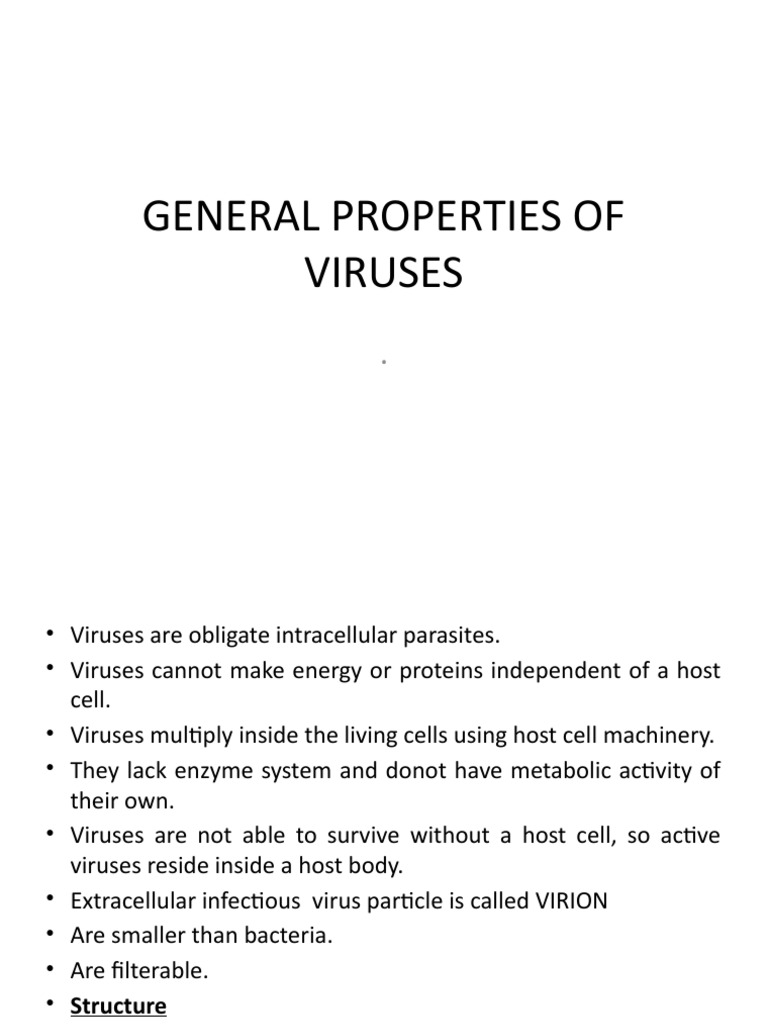 Key Properties and Classification of Viruses | PDF | Virus | Sense ...