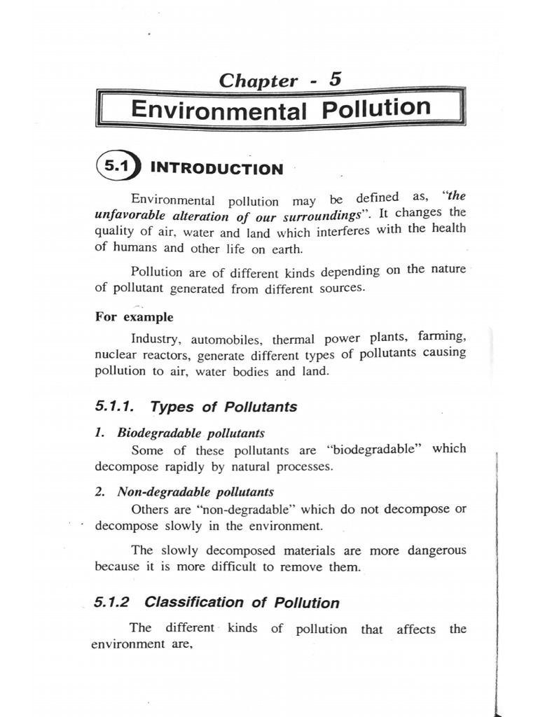 Environmental Pollution | PDF