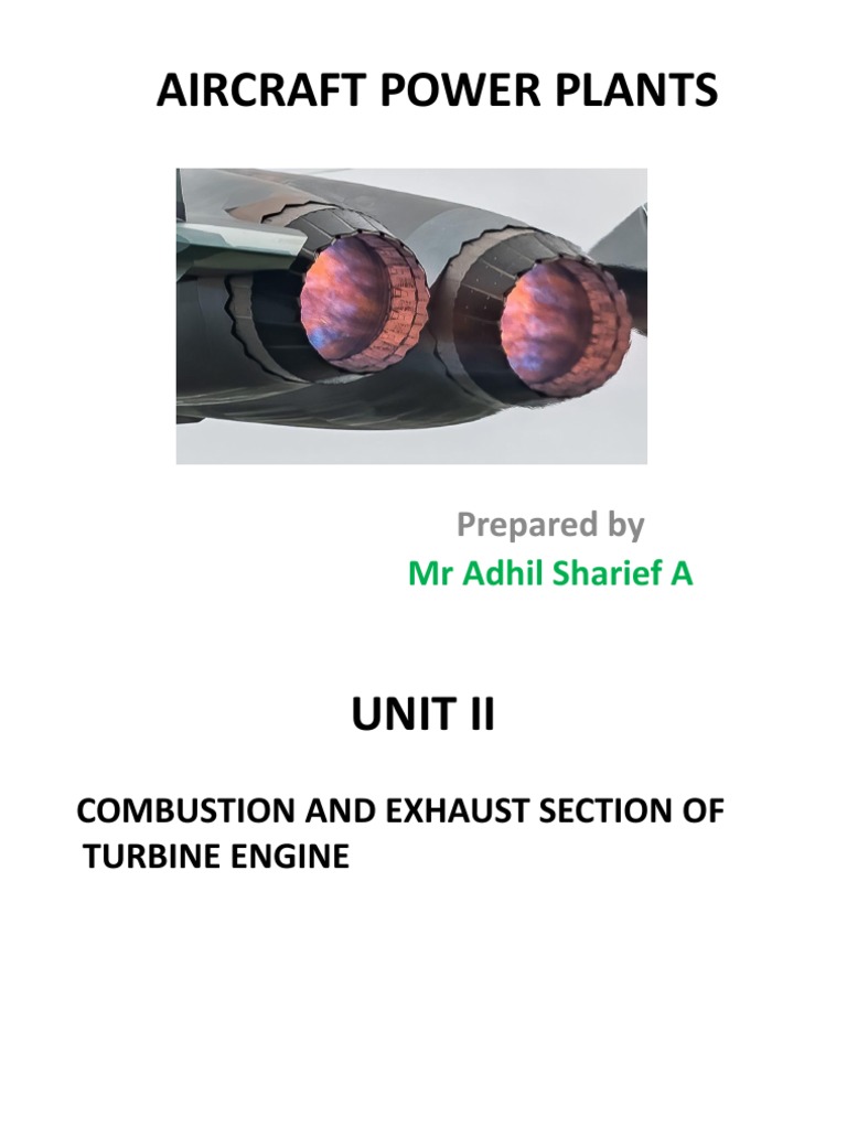 Aircraft Powerplant | PDF | Combustion | Jet Fuel