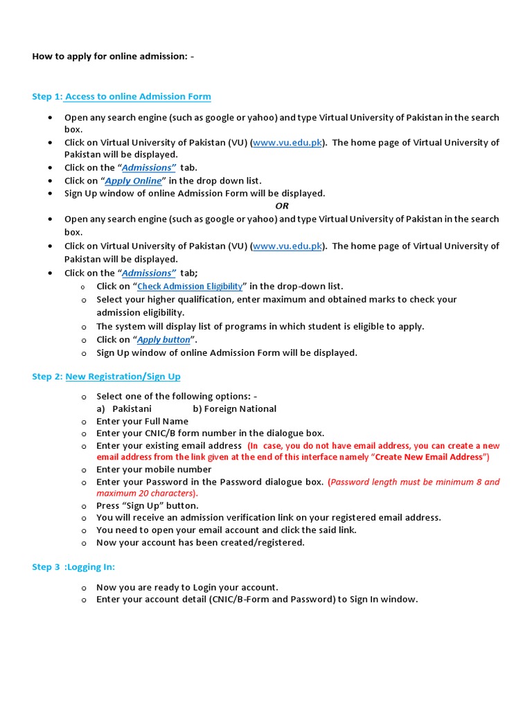 Admission Guide - 22-2-2021 | PDF