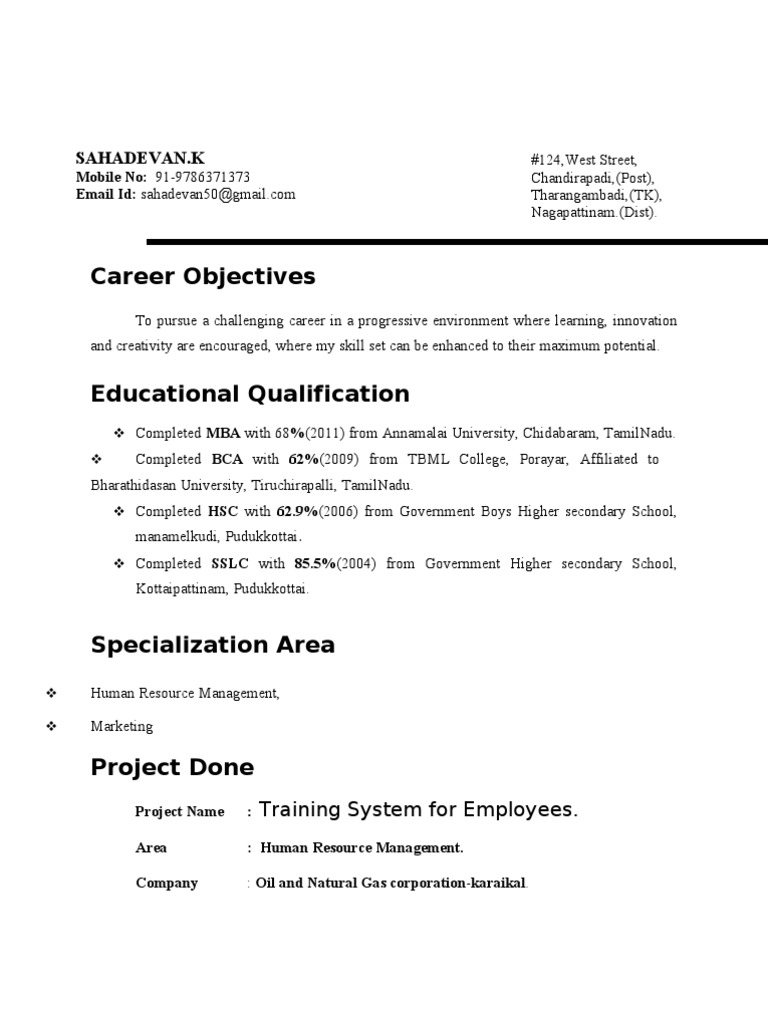 SAHADEVAN | PDF | Career & Growth