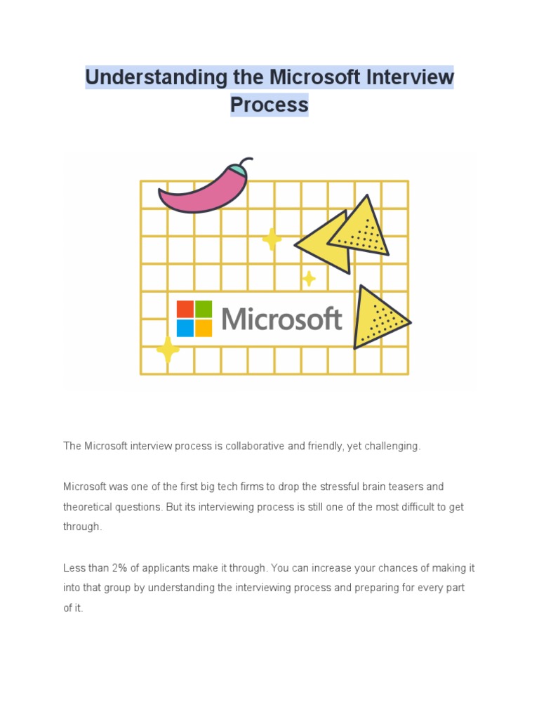 Microsoft - Recruitment Process For SDE | PDF | Job Interview | Microsoft