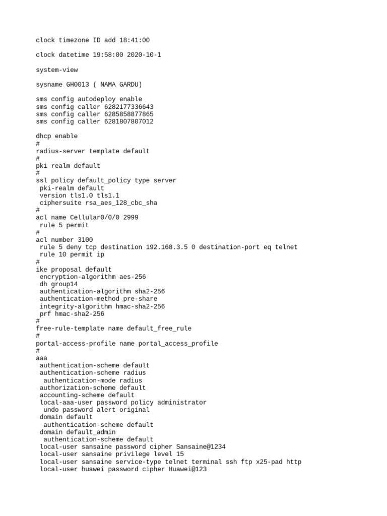 Configurasi Modem Project 1200 V1.0 | PDF | Ip Address | Radius
