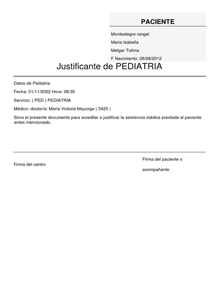 Maria Isabella Montealegre Rangel | PDF