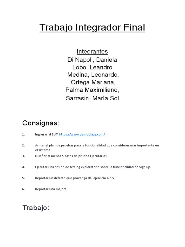 TP Integrador FINAL | PDF | Contraseña | Usuario (informática)