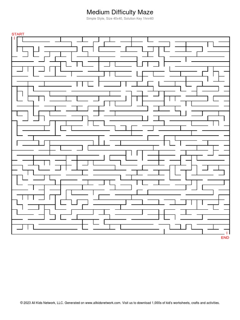Maze Ps A4 Ms 40 SK 1hnn60 My Simple Is 1.gen | PDF