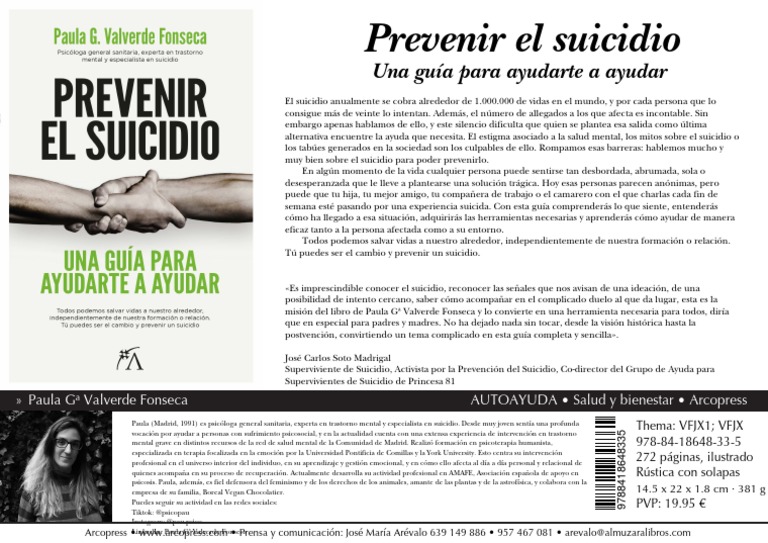Prevenir El Suicidio | PDF | Suicidio | Psicoterapia
