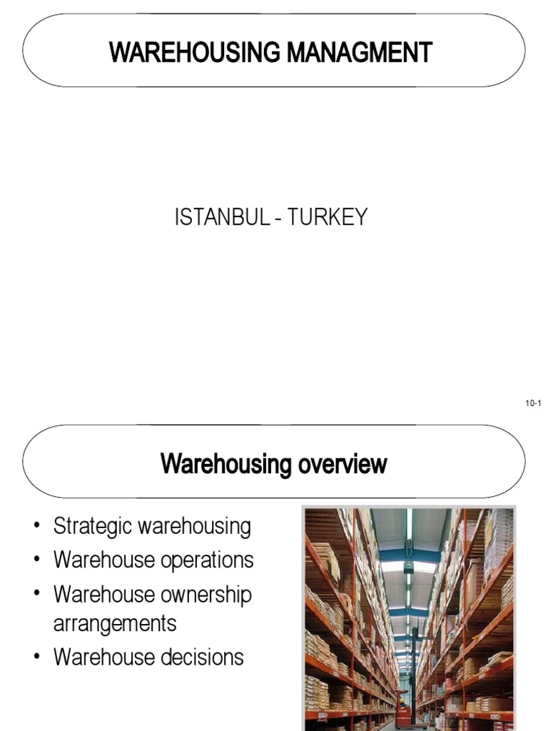 Warehousing | PDF | Supply Chain Management | Warehouse